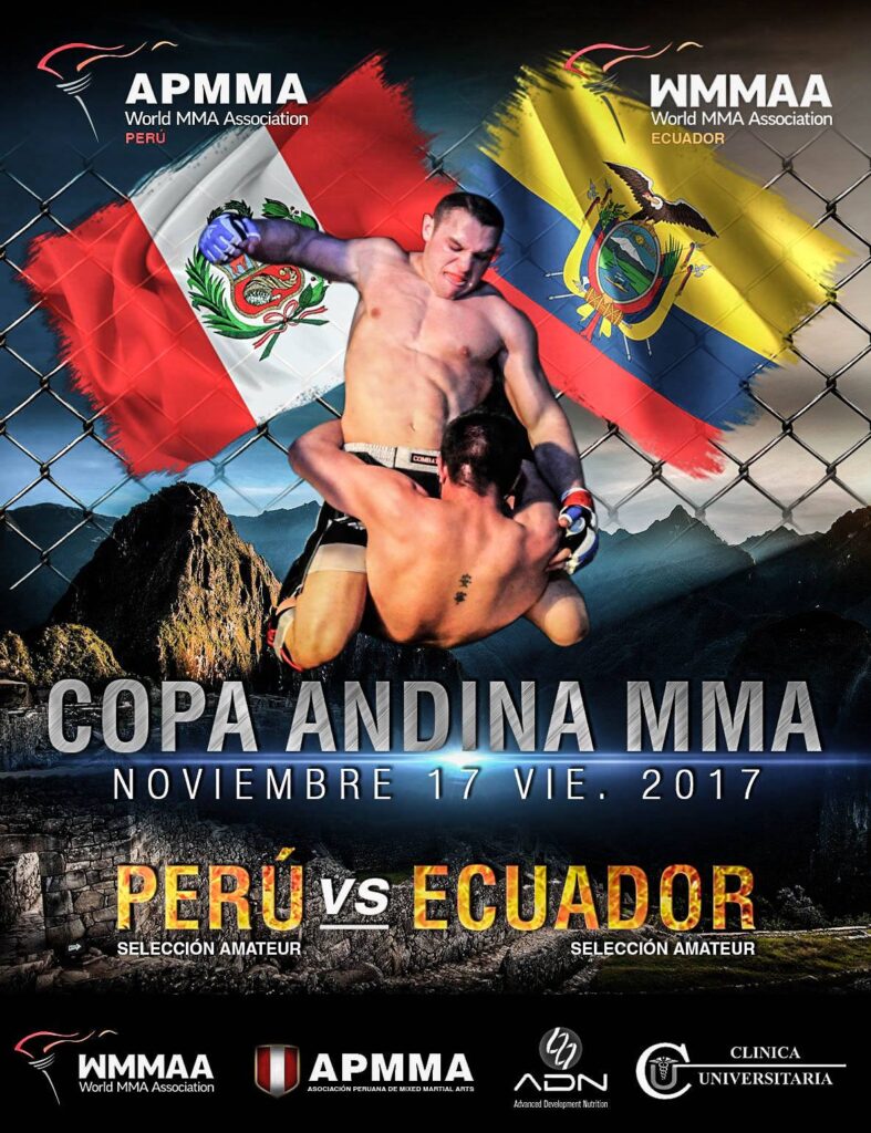COPA ANDINA AMATEUR DE MMA PERÚ VS ESCUADOR – APMMA